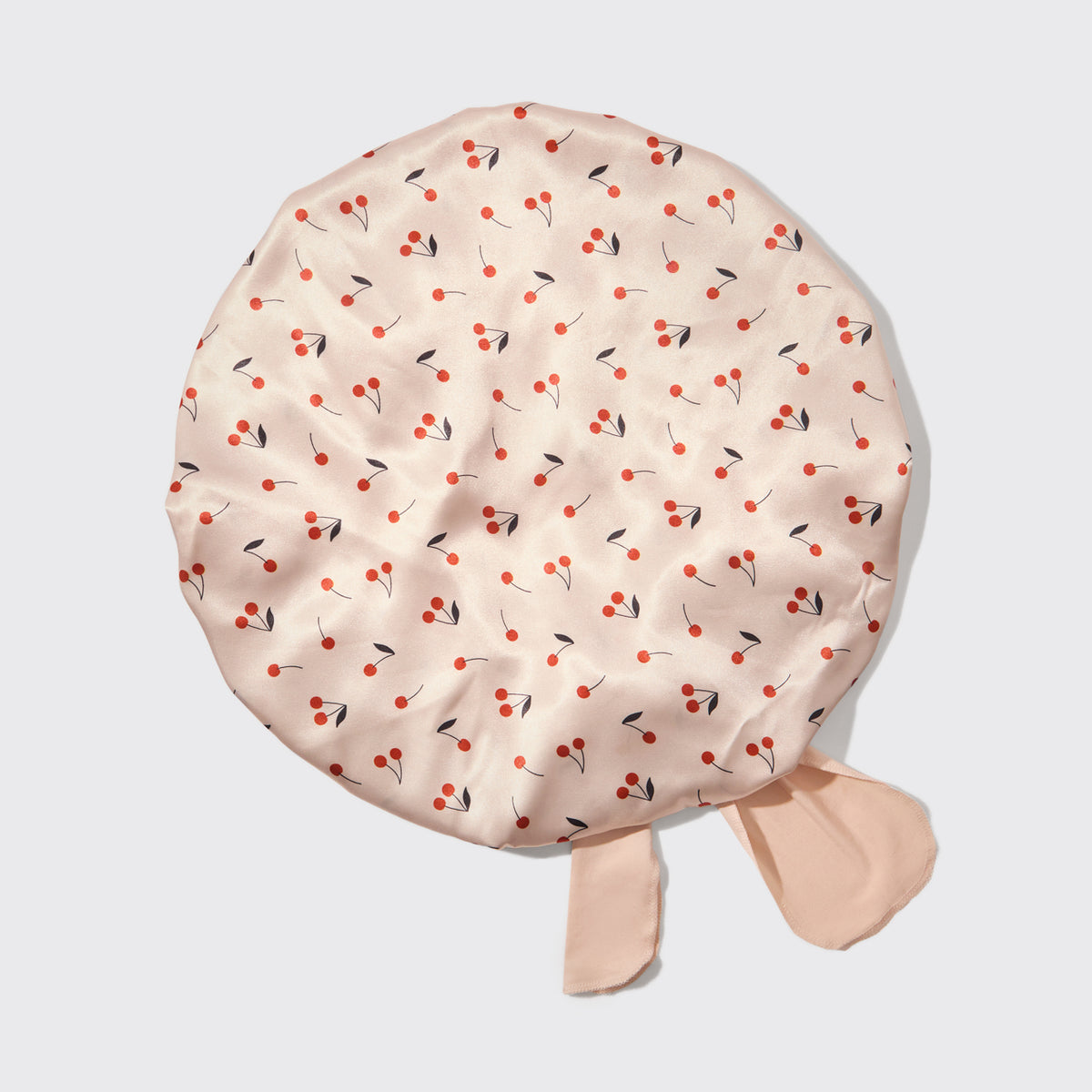 Cherry Print Oversized Satin Bonnet – KITSCH